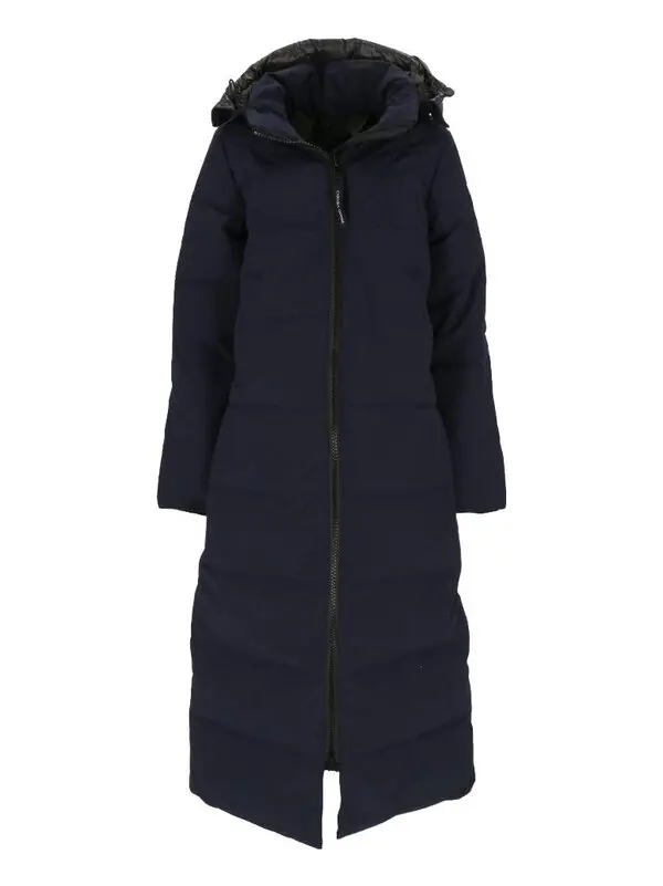 Canada Goose Mystique Padded Parka With Hood - Navy Blue