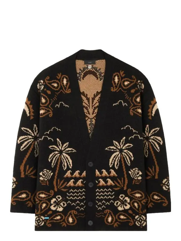 Alanui Glimpse Of Eden Cardigan - Black