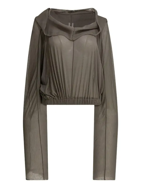 Rick Owens Hooded T-shirt - Green