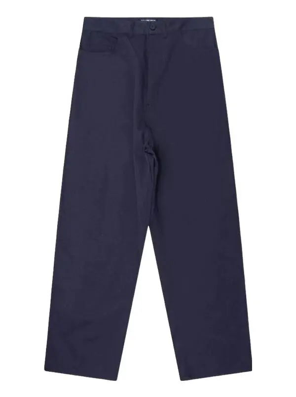 Balenciaga Loose Fit Casual Pants - Blue