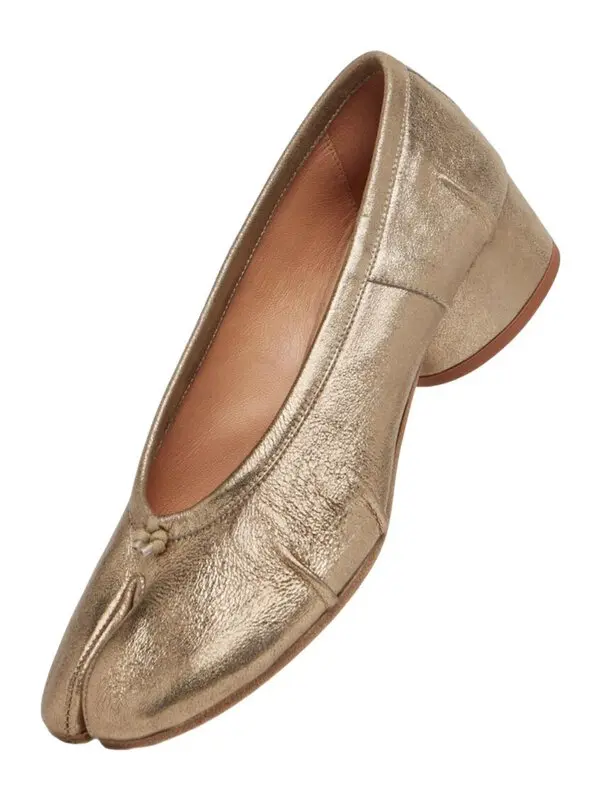 MAISON MARGIELA Tabi Pumps - Gold
