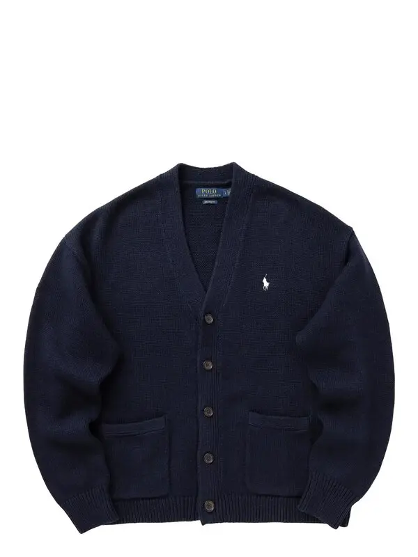 Polo Ralph Lauren Long-sleeved Knitted Cardigan - Black