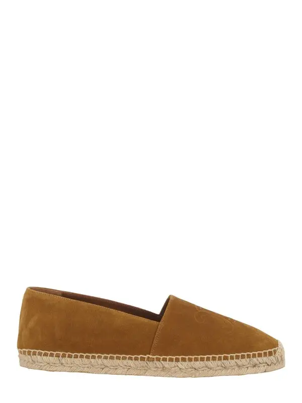 Celine Logo Espadrilles - Dark Havana