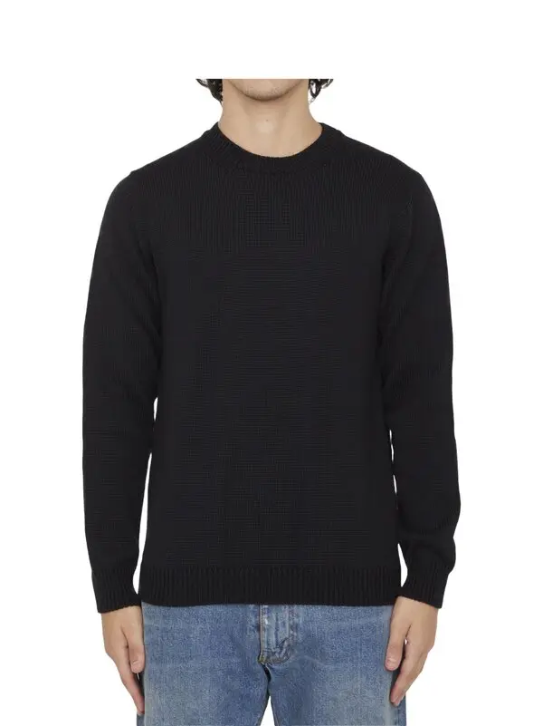 ROBERTO COLLINA Long-sleeved Pullover - Black