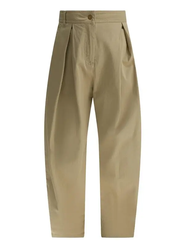 Moncler Belt Loop Tailored Casual Pants - Beige