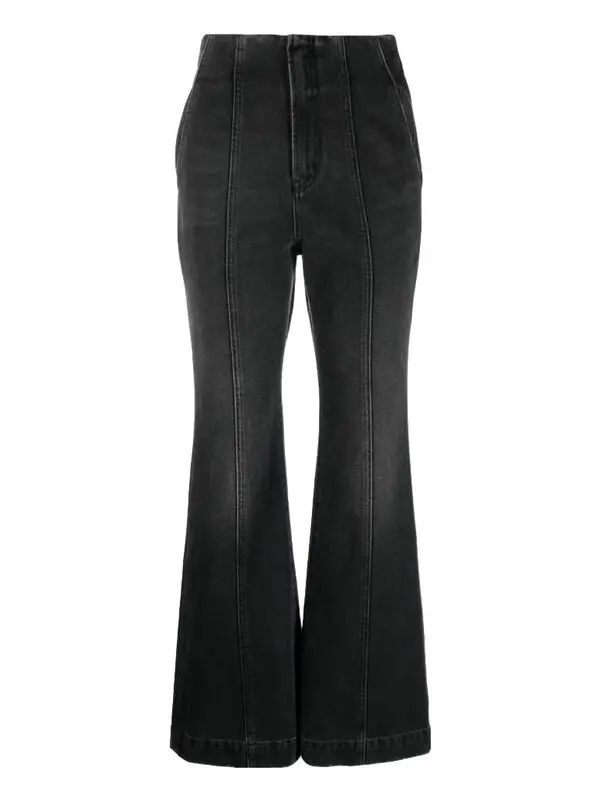 AMBUSH High-waisted Flared Jeans - Black