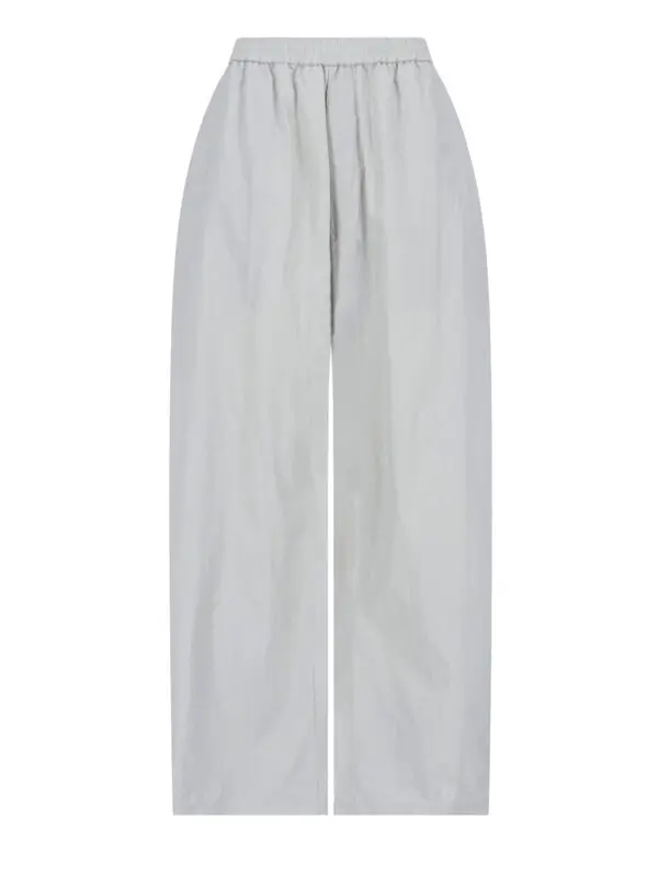 MAISON MARGIELA Elasticated Waist Wide-leg Trousers - Gray