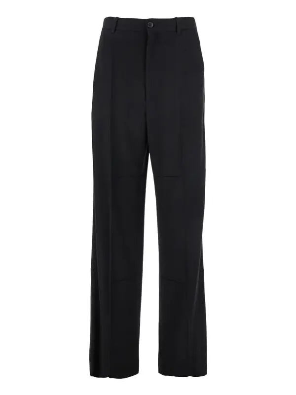 Balenciaga Straight-leg Trousers - Black