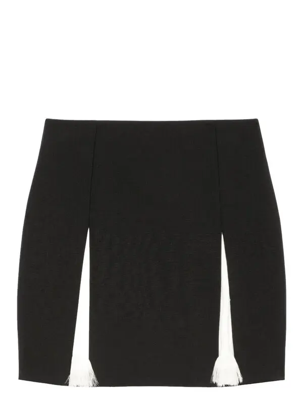 Givenchy Slit Detailed Mini Skirt - Black