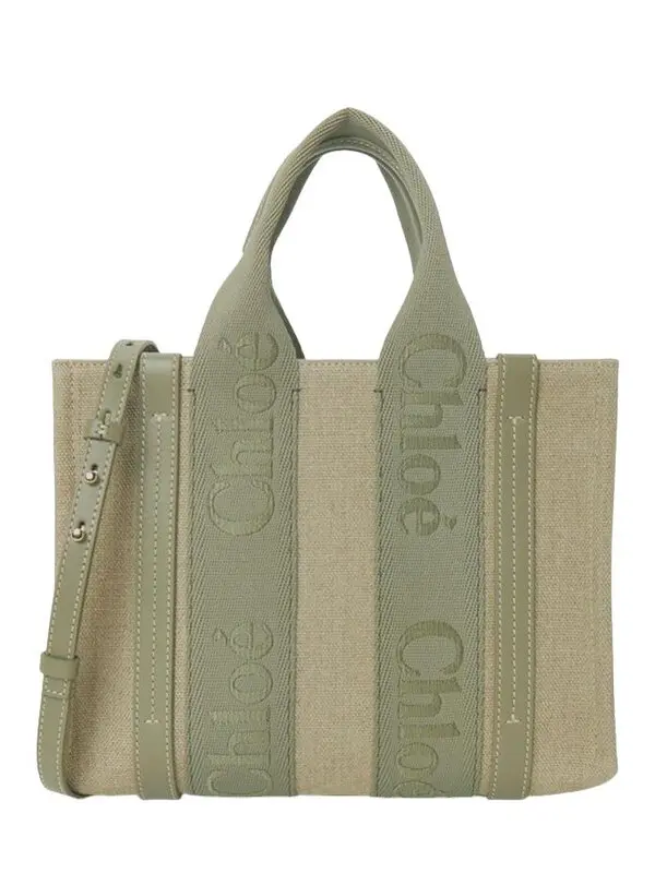 Chloé Woody Trumpeter Shoulder Bag - Nude