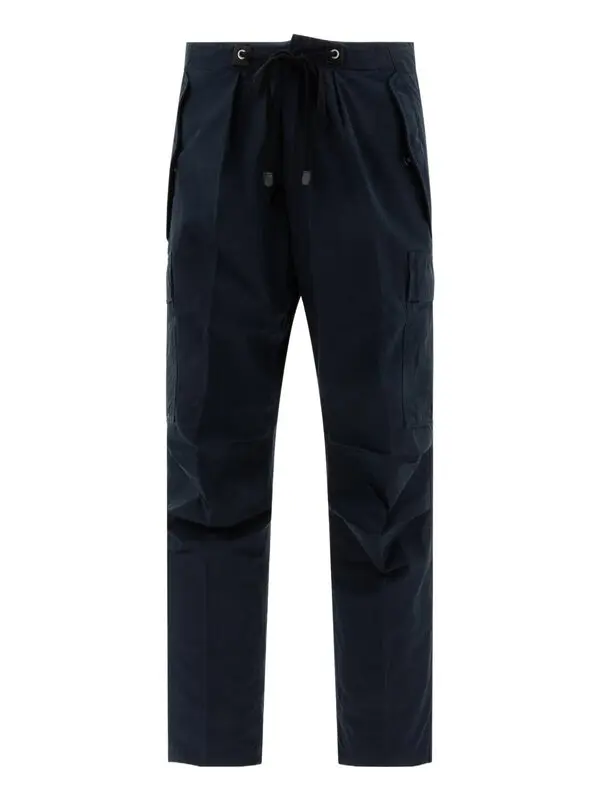 TOM FORD Drawstring Cargo Trousers - Blue