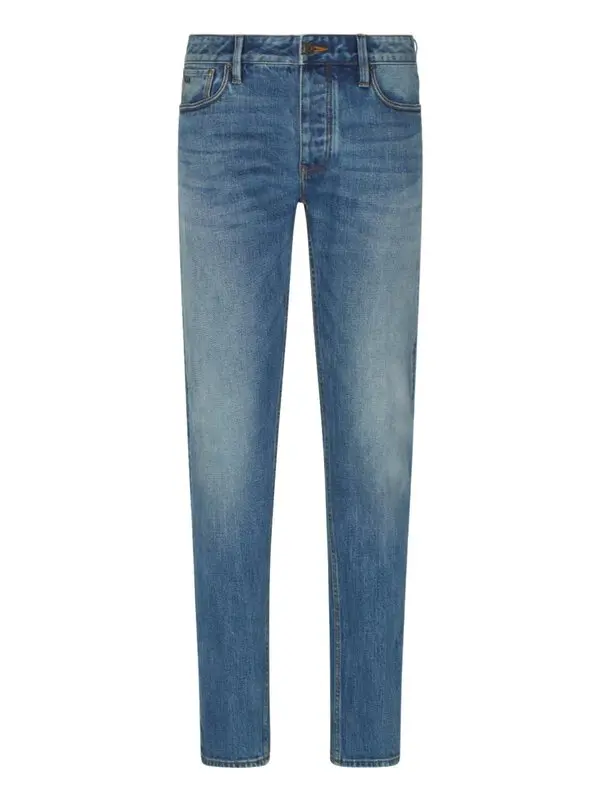 Emporio Armani Belt Loop Jeans - Blue