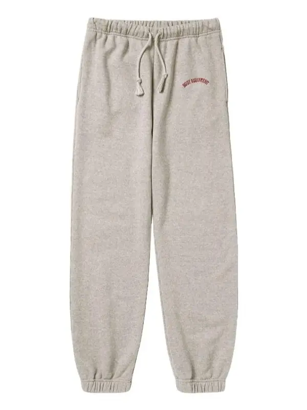 1989 STUDIO Embroidered Drawstring Pants - Mixed Gray