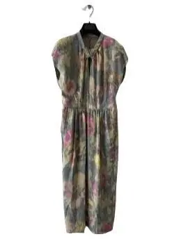 Dries Van Noten Printed Midi Dress - Black