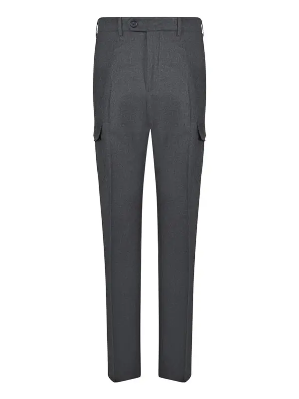 Incotex Flannel Cargo Trousers - Grey