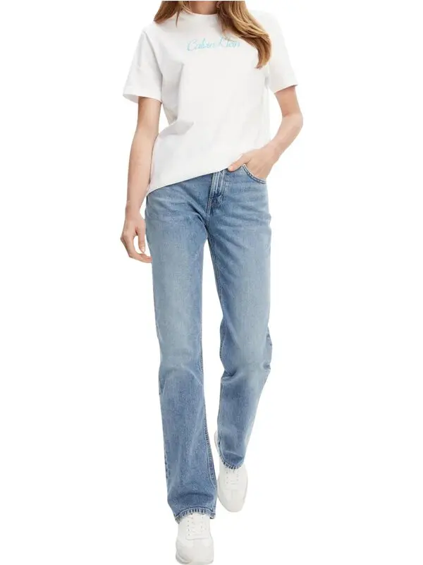 Calvin Klein Straight Leg Jeans - Blue