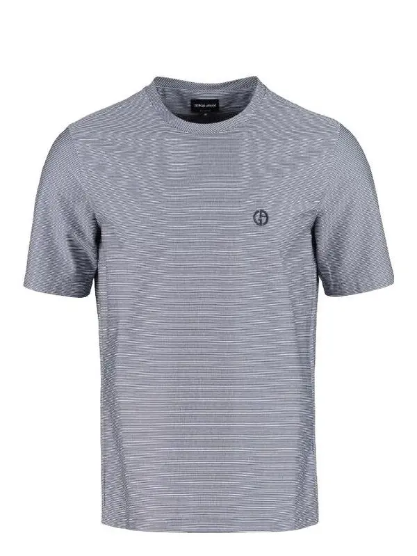 Giorgio Armani Striped T-shirt - Gray