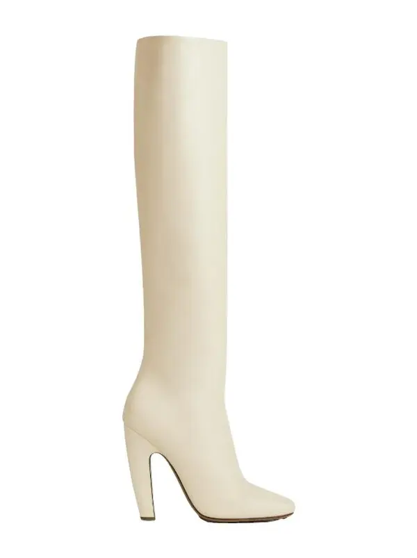 Bottega Veneta Canalazzo High Boots - White