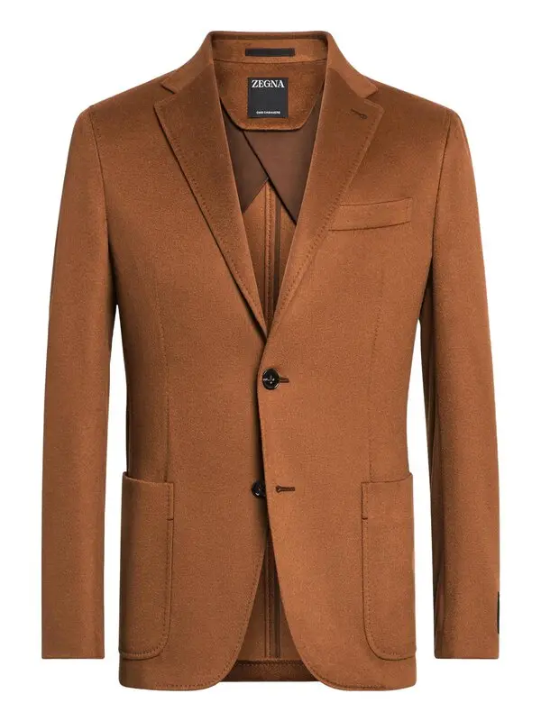 Zegna Oasi Cashmere Suit Coat - Brown