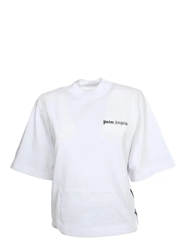 Palm Angels Logo Print T-shirt - White
