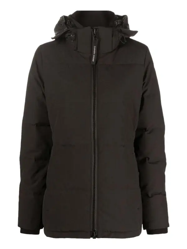 Canada Goose Chelsea Front-zip Hooded Parka - Black