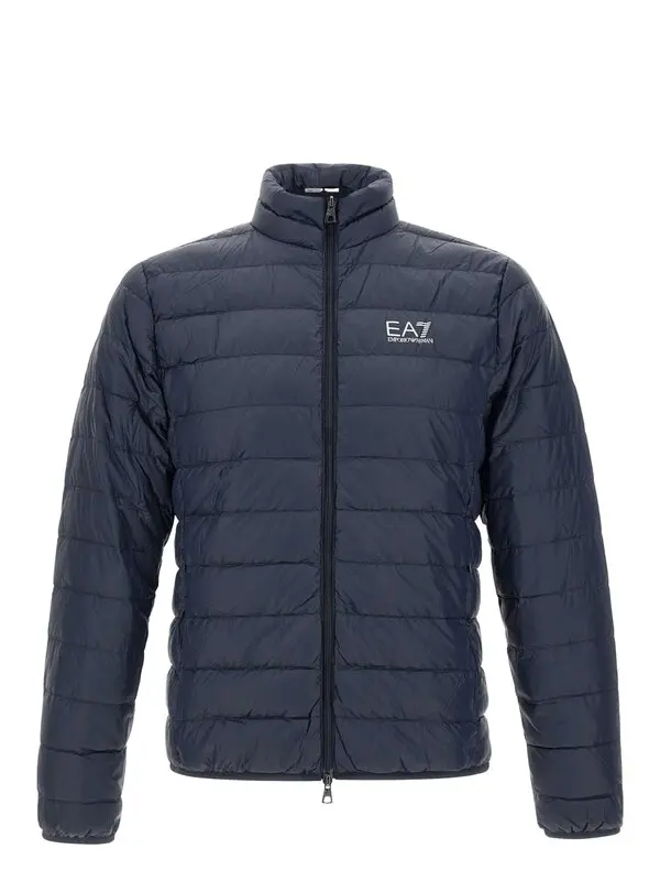 EA7 Quilted Zip Jacket - Black