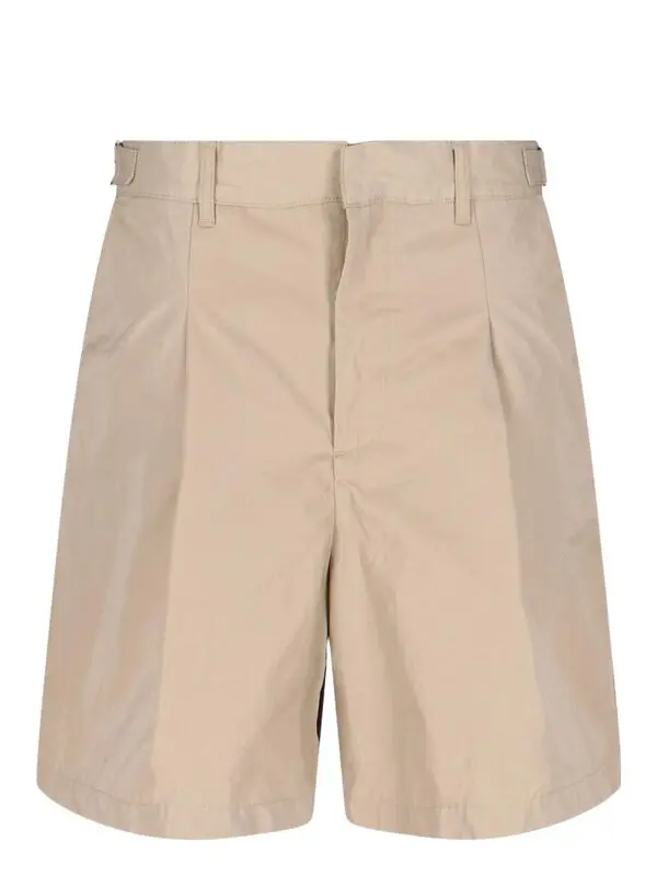 ENTIRE STUDIOS Belt Loops Shorts - Ecru