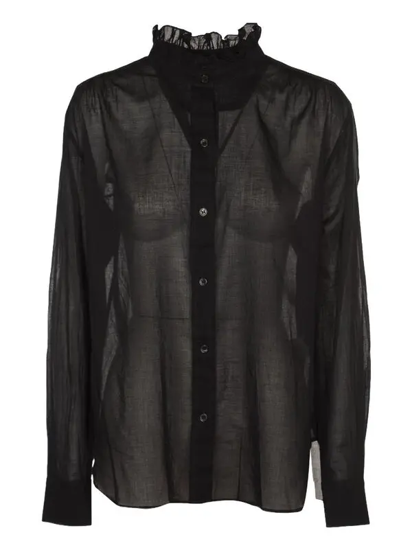 Isabel Marant Étoile Long-sleeved Buttoned Shirt - Black
