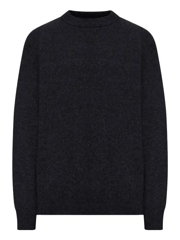 ROBERTO COLLINA Crew Neck Sweater - Black