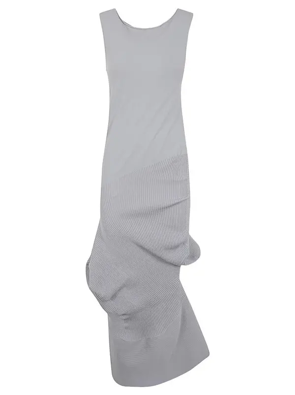 Issey Miyake Sleeveless Maxi Dress - Gray