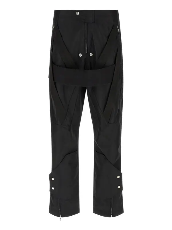 Rick Owens Megastrapped Moto Pants - Black