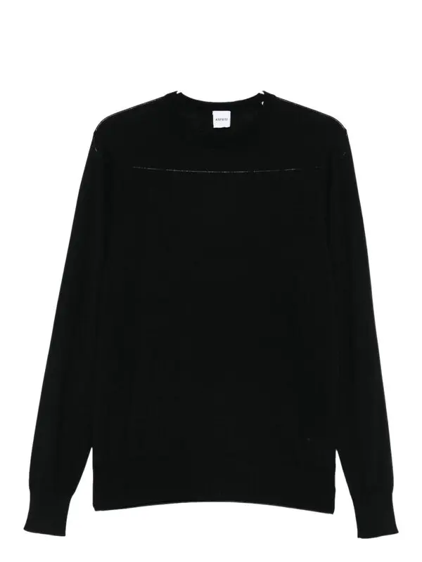 Aspesi Crew-neck Sweater - Black