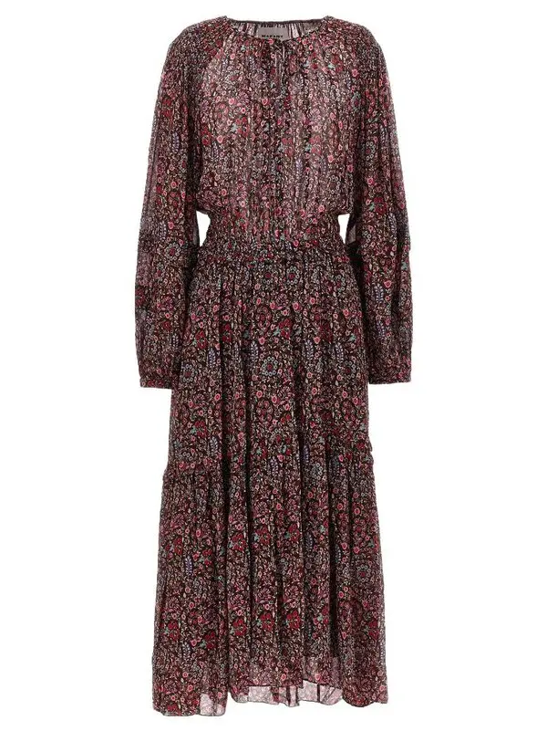 Isabel Marant Étoile Floral Printed Midi Dress - No