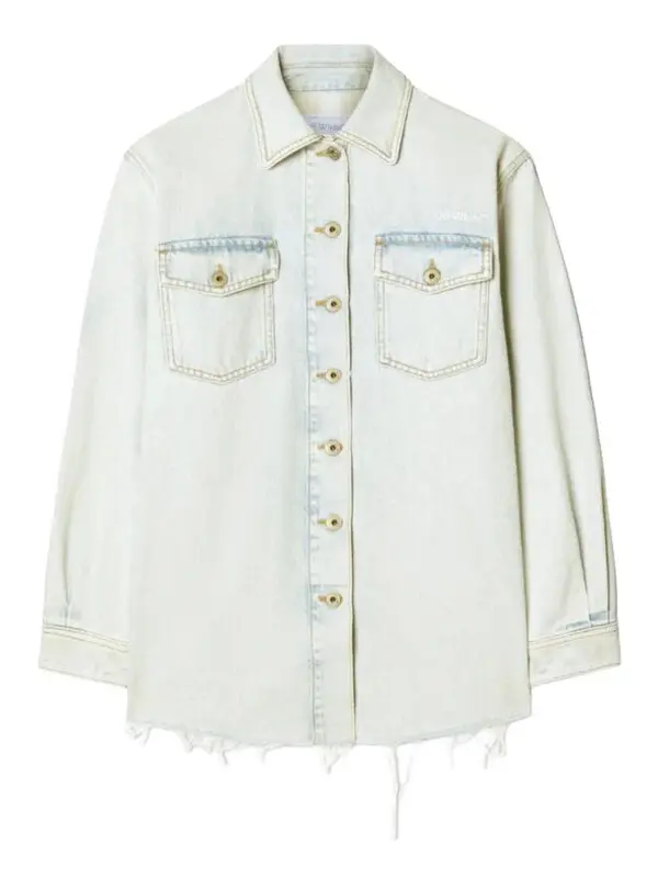 Off-White Fresco Arrow Denim Jacket - White