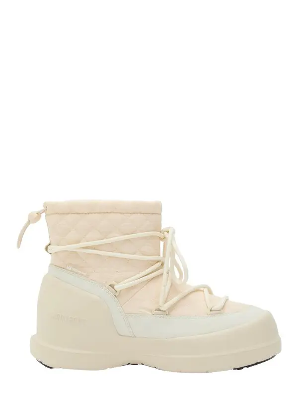 Moon Boot Mezzaluna Quilted Boots - Cream