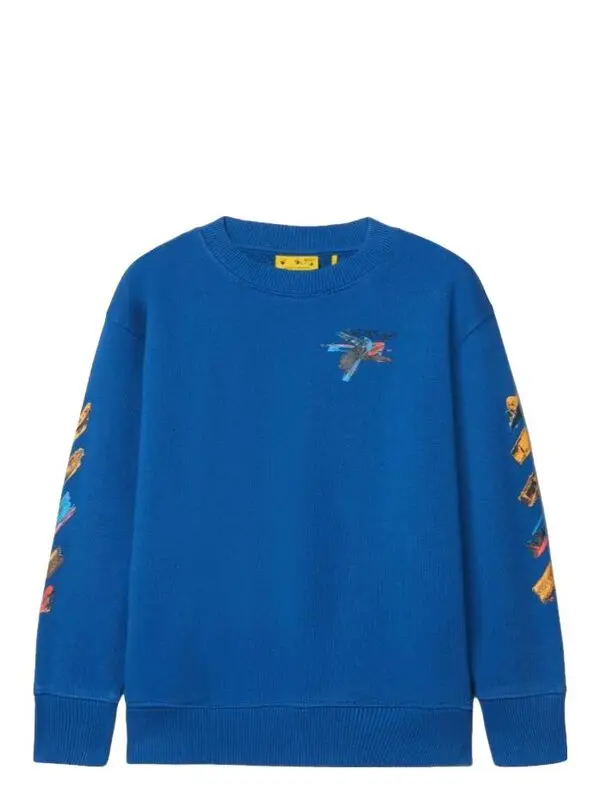 Off-White Graphic Arrow Sweatshirt - Blue