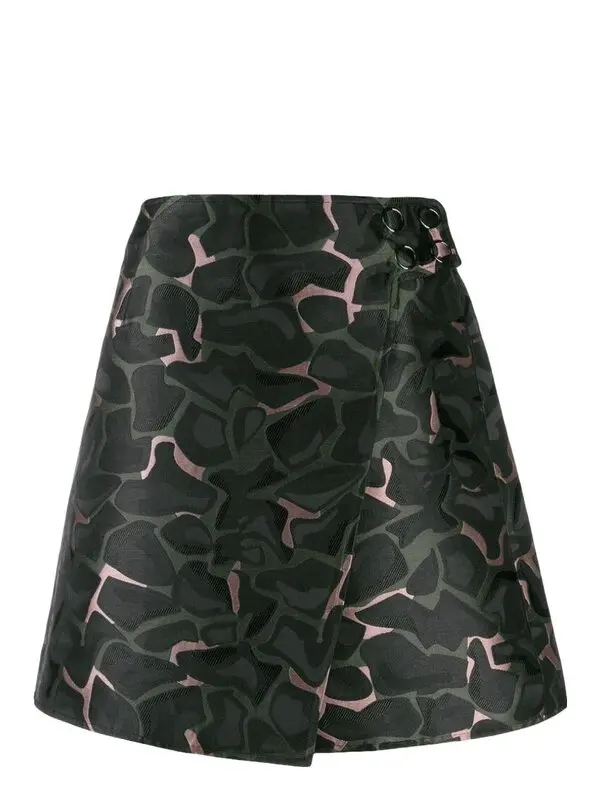 Emporio Armani Logo Skirt - Black