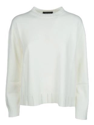 Fabiana Filippi Long Sleeve Crewneck Jumper - Cream