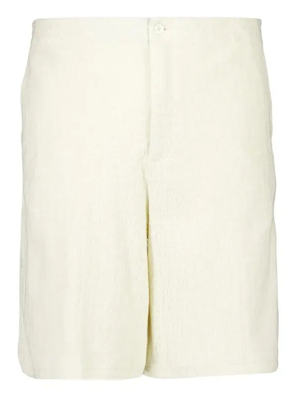 Off-White Logo Detailed Shorts - White