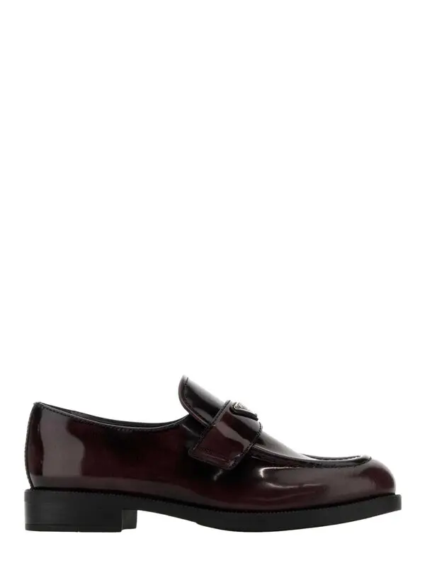 Prada Triangle Logo Slip-on Loafers - Rump Color