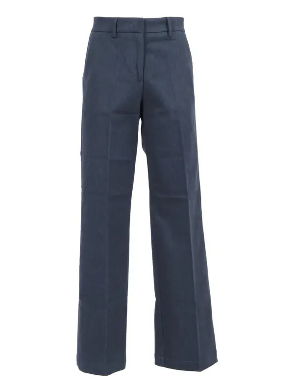K-WAY Wide-leg Chino Trousers - Blue