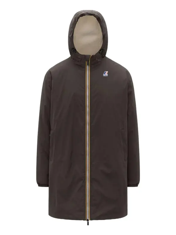 K-WAY Le Vrai 4.0 Teddy Hooded Jacket - Black