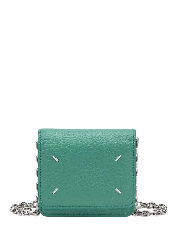 MAISON MARGIELA Logo Shoulder Bag - Blue