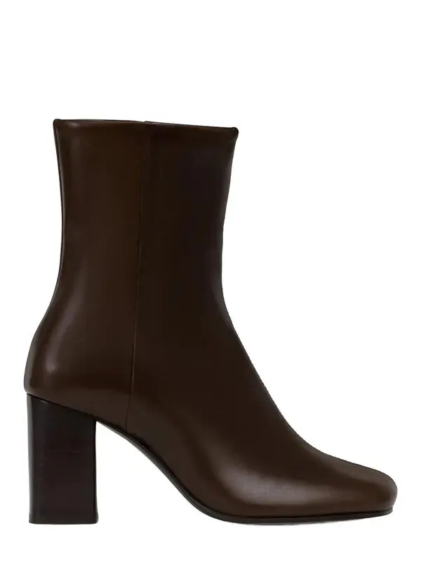 LEMAIRE Anatomic Zipped Ankle Boots - Dark Brown