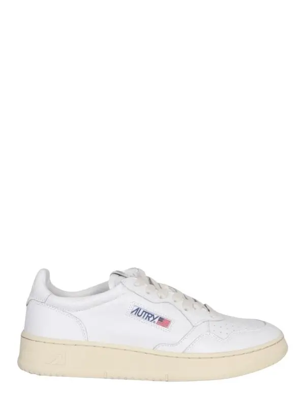 AUTRY Medalist Lace-up Sneakers - White