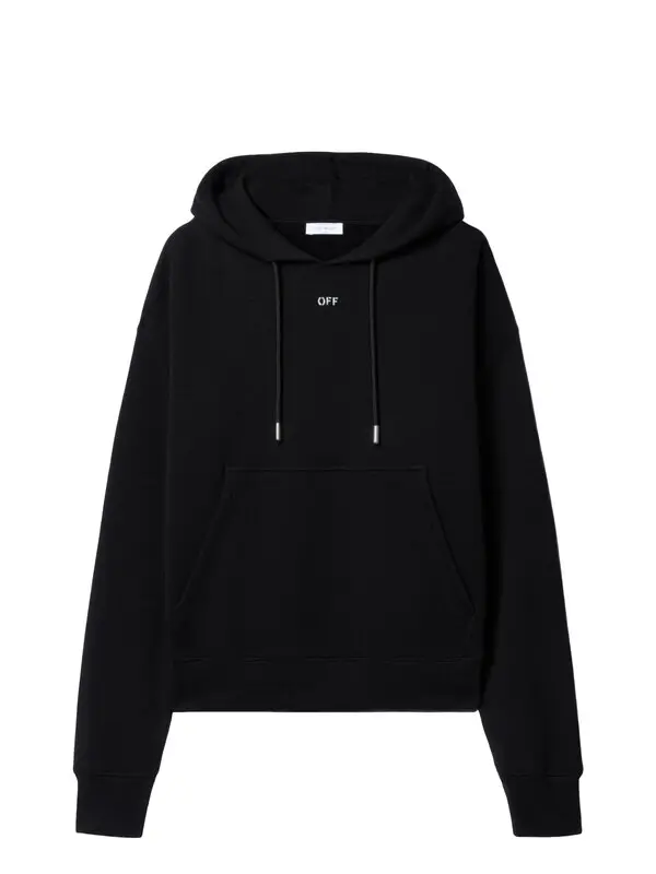 Off-White Vibe Arrow Skate Drawstring Hoodie - Black