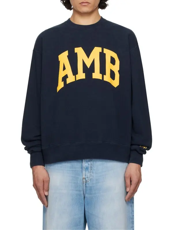 AMBUSH Crewneck Sweatshirt - Navy Blue