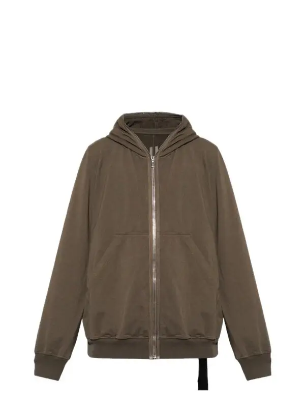 Rick Owens Zip-up Hoodie - Brown