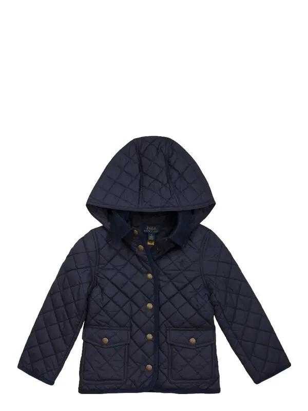 Polo Ralph Lauren Quilted Hooded Coat - Black