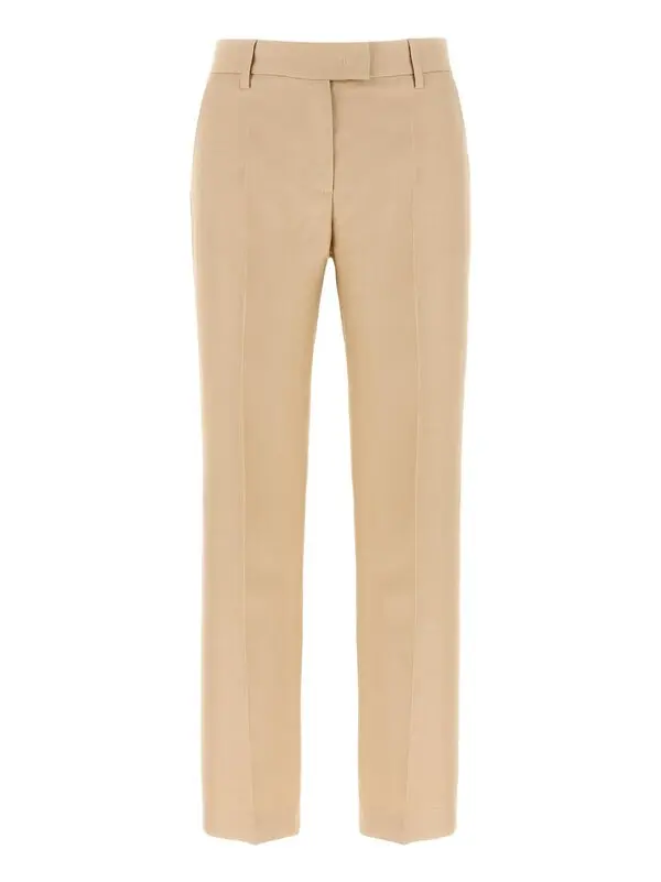 Alberto Biani Pleated Chinos Pants - Beige